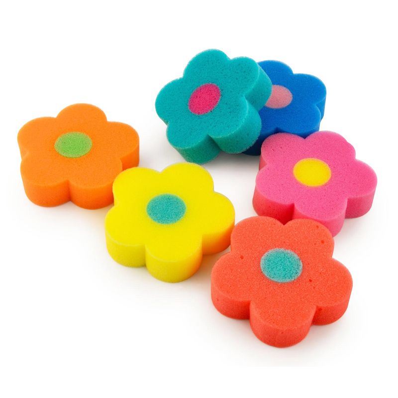 Bath And Body Flower Shape Sponge Bath Wash Sponge TJ366 - Buy Bath ...